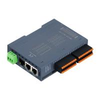 China 3 RJ45 Ports Modbus-TCP/IP PLC IO Module with 16DI+16DO and 24VDC Power Supply for Industrial Control for sale