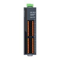 China 3 RJ45 Ports Modbus-TCP/IP PLC IO Module with 16DI+16DO and 24VDC Power Supply for Industrial Control for sale