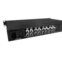China 16 Port AHD/CVI/TVI Video Converter HD 1080P On Singlemode Fiber Optics AC 220V Input for sale