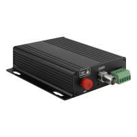China 1 Channel Analog CCTV Video RS485 Data Fiber Media Converter 720P DC5V for sale