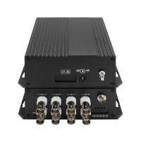 China 8 Port Analog Digital Fiber Optic Converter CCTV Monitoring Coaxial Video DC5V for sale