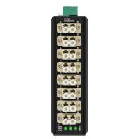 China OM-FBS-44-MLC MULTIMODE OPTICAL BYPASS MODULE 8 PORT LC CONNECTOR DIN MOUNTED 12V 24V for sale