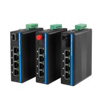 China 4 Port Industrial PoE Switch Gigabit Network Active PoE 120W Budget Unmanaged Din Rail for sale