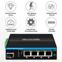China 5 Port Gigabit Unmanaged POE Switch DC48-52V Power Supply Ethernet Switch For Outdoor Use for sale