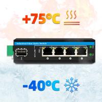 China 5 Port Gigabit Unmanaged POE Switch DC48-52V Power Supply Ethernet Switch For Outdoor Use for sale