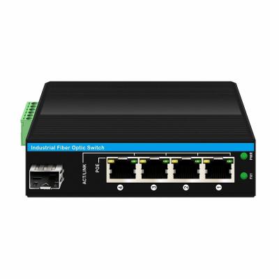 China 5 Port Gigabit Unmanaged POE Switch DC48-52V Power Supply Ethernet Switch For Outdoor Use for sale