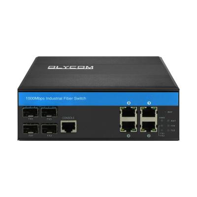 China 8 Port Industrial Managed PoE Switch Full Gigabit 120W Budget Hardened Network CE for sale