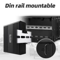 China Mini 2 Port 10/100mpbs Industrial Fiber Media Converter With 1RJ45+1SFP LC Ethernet Switch For Outdoor Use for sale