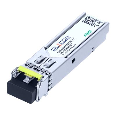 China 1.25G 1550nm Sfp Transceiver Single Mode Duplex 120km SFP Module With DDM for sale