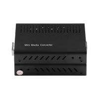 China Mini 10G Media Converter Unmanaged SFP+ Fiber Optic To 10GBased-T Rack Mountable for sale