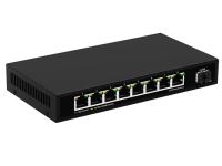 China 8 Port 2.5G Network Switch Unmanaged 10G Fiber DC12V Fanless Auto Adaptive Speed for sale