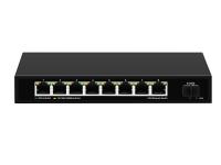 China 8 Port 2.5G Network Switch Unmanaged 10G Fiber DC12V Fanless Auto Adaptive Speed for sale