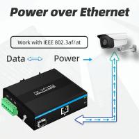 China 10/100m 2 Port Industrial Network Switch Ethernet Unmanaged DIN Rail Network Poe Switch With IP40 Level Protecion for sale