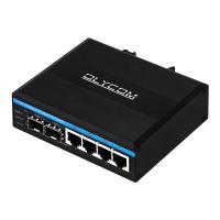 China 10/100/1000mbps Gigabit Managed Poe Switch With 2 Sfp Slot Din Rail Ethernet Switch for sale
