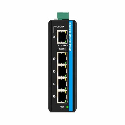China 5 Port Gigabit Poe Switch E-Mark 10/100/1000mbps 30W/60W/90W Industrial PoE Extender for sale
