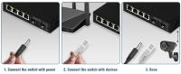 China 6 Port 10g Fiber Ethernet Switch 4* 2.5G RJ45 + 2* 10G SFP+ Support OEM/ODM for sale