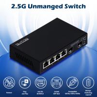 China 6 Port 10g Fiber Ethernet Switch 4* 2.5G RJ45 + 2* 10G SFP+ Support OEM/ODM for sale