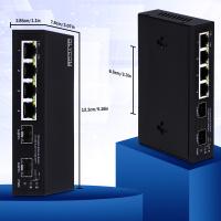 China 6 Port 10g Fiber Ethernet Switch 4* 2.5G RJ45 + 2* 10G SFP+ Support OEM/ODM for sale