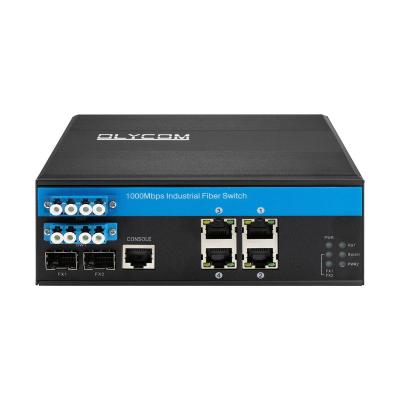 China Industrial L2 Managed Ethernet Switch IM-FBS240GW 1G 2.5G Bypass Fiber Gigabit Network for sale