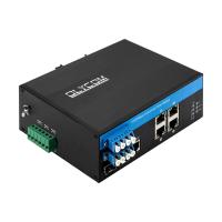 China Industrial L2 Managed Ethernet Switch IM-FBS240GW 1G 2.5G Bypass Fiber Gigabit Network for sale