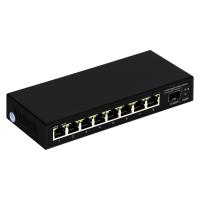 China 9 Port Unmanaged 2.5G Ethernet Switch with 10G Uplink SFP Port and 60Gbps Backplane Bandwidth for sale