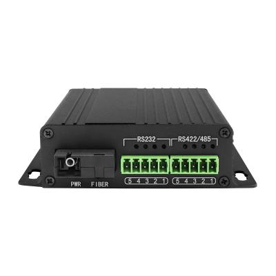 China Industrial RS485 RS422 Serial Media Converter 40KM Single Core Fiber 1310/1550nm CE for sale
