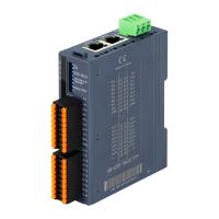 China Industrial remote I/O module PLC Module Modbus-TCP/IP I/O Module 100Mbit/s 24VDC Input 16DI +16DO IP20 Din Rail for sale