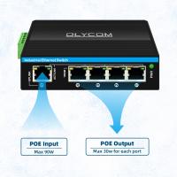 China 30w/60w/90w Gigabit Poe Extender 1 Port 802.3bt PoE++ To 4 Port 802.3af/at Outdoor Poe Extender for sale