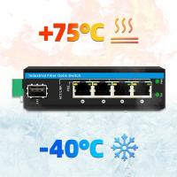 China 5 Port Gigiabit Outdoor Poe Switch Mini Industrial Fiber Switch IP40 Din Rail Switch for sale