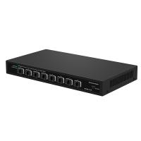 China 8 Port 10G Fiber Switch 1G 2.5G Compliant Unmanaged DC12V Input Realtek Based for sale