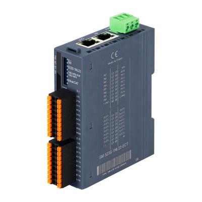 China EtherCAT Remote I/O Module PLC Remote IO Module 16DI+16DO DC24V Input 2RJ45 IP20 Industrial Control System for sale