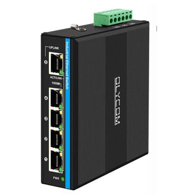 China 4-Port 802.3bt PoE Extender Gigabit Industrial 30W/60W/90W Input Unmanaged CE for sale