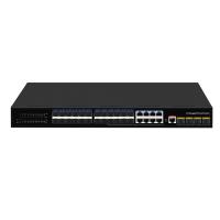 China 24 Port 10G L3 Managed Fiber Switch With 8 Gigabit Combo SFP/RJ45 1U Rack 220V AC Input for sale