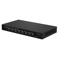 China 8-Port 10G Unmanaged SFP+ Fiber Switch 1G/2.5G Auto-Adaptive DC12V OEM Available for sale