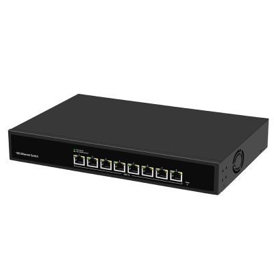 China 10G Ethernet Switch Unmanaged Rack Mounted AC100V 240V 1G 2.5G 5G Compatible CE for sale