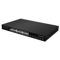 China 24 Port 2.5G Ethernet L3 Managed Switch With 10G Fiber Uplink Single AC Input for sale