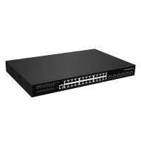 China 24 Port 2.5G Ethernet L3 Managed Switch With 10G Fiber Uplink Single AC Input for sale