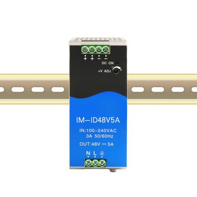 China Industrial 240W Power Supply Din Rail DC48V Output 5A DC Adjustable CE UL Listed for sale