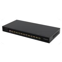 China 10G Fiber L3 Managed Switch 12 Port Full Optic Ports Console Manageable AC Input for sale