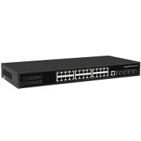 China 10G Manageable Switch 24 Port Gigabit Copper Ring ERPS Managed 1G/2.5G Fiber for sale