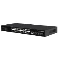 China 10G Manageable Switch 24 Port Gigabit Copper Ring ERPS Managed 1G/2.5G Fiber for sale