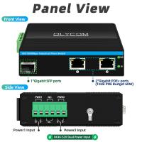 China Mini Optical Fiber Converter Industrial Ethernet Switch Poe Switch DC48V Input for sale
