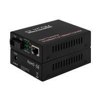 China Fast Ethernet Fiber Optic Ethernet Converter 10/100M Single-Mode Bi-Directional Transceiver SC to RJ45 20km for sale