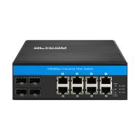 China 12 Port Industrial Ethernet Switch Din Network Switch 4SFP+8RJ45 DC12-52V Dual Power Supply for sale