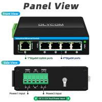 China 5 Port E-Mark Certified Industrial Ethernet Switch with 6KV Surge Protection and Gigabit Network Speed for sale