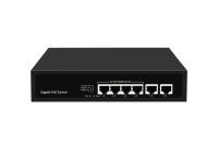 China Factory price gigabit 4 port poe switch 65W with poe watchdog for sale