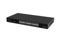 China 2.5G Ethernet Switch 24 port 10G Fiber Ethernet Switch Desktop 24*10/100/1000/2500M RJ45 ports+2*10G SFP+ ports for sale