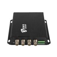 China 4-Channel Standard Definition Analog BNC to Fiber with RS485 20KM Video Optical Converter for sale