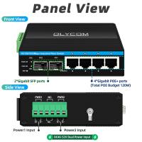 China Realtek Chipset ERPS Managed Ethernet Switch Poe Switch Support Af/at/bt 120W for Cctv Security for sale