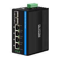 China 6 Port Solar Poe Switch DC12-48V Input 120w Industrial Ethernet Switch for solar power/Trunk/VoIP system/CCTV security system for sale